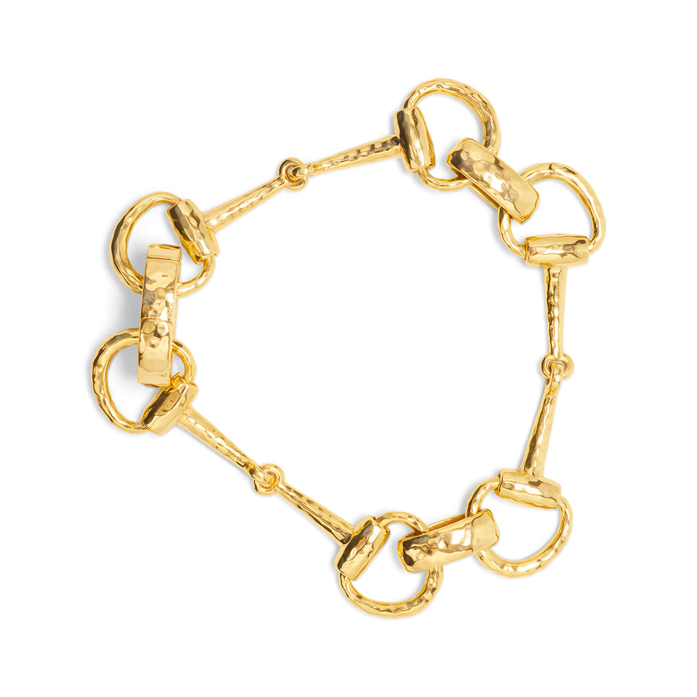 Equestrian Snaffle Bit Bracelet, 8" - Gold – Juliska