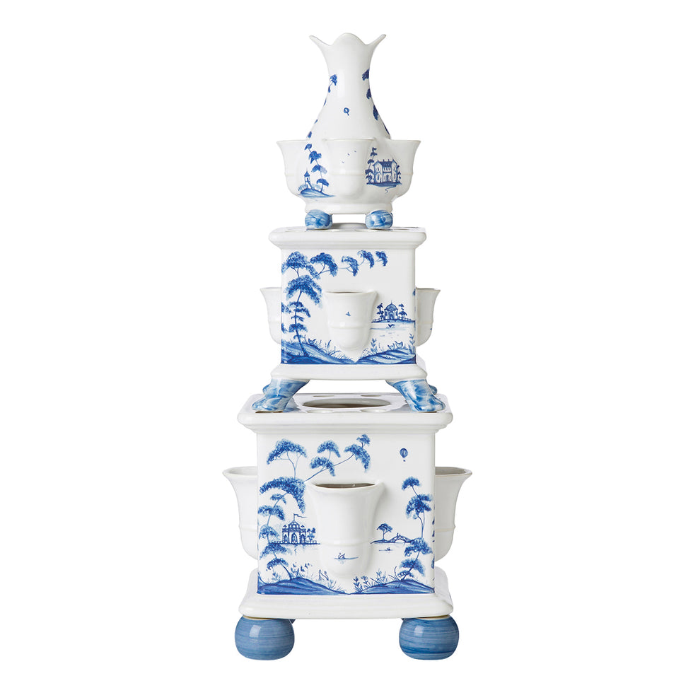 Country Estate Tulipiere Tower Set-3pc - Delft Blue – Shop Juliska