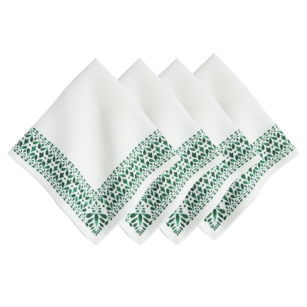 Iberian Border Napkin Set/4 - Evergreen – Shop Juliska